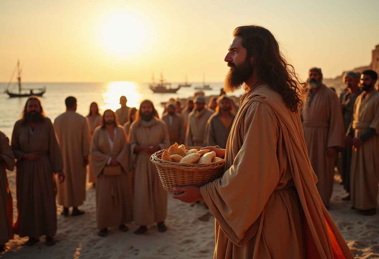 The Feeding of the 5,000 in All Four Gospels: Verses and Explanation